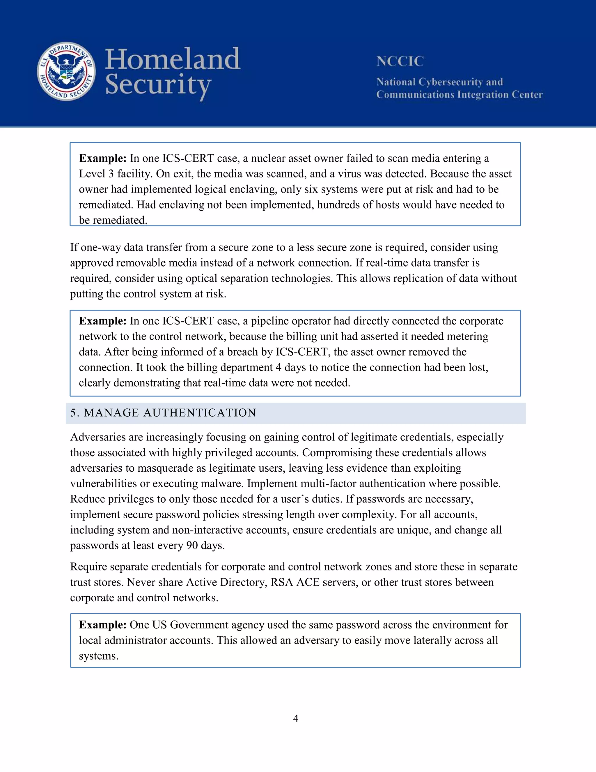 NCCIC - Seven Steps for Achieving Cybersecurity for Industrial Control ...