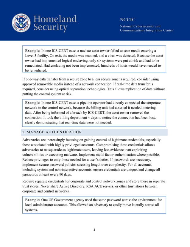 NCCIC - Seven Steps for Achieving Cybersecurity for Industrial Control ...