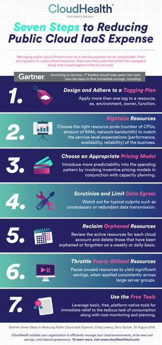Gartner's Seven Steps to Reducing Public Cloud IaaS Expense | PDF