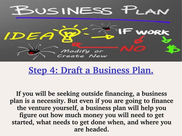 Seven steps to starting your own business | PPT | Business | Business and Finance