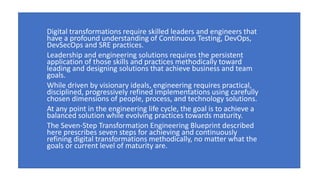 Seven step transformation blueprint | PDF