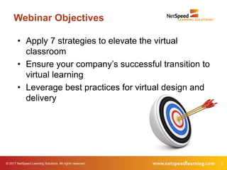 Seven Strategies to Elevate the Virtual Classroom | PPT