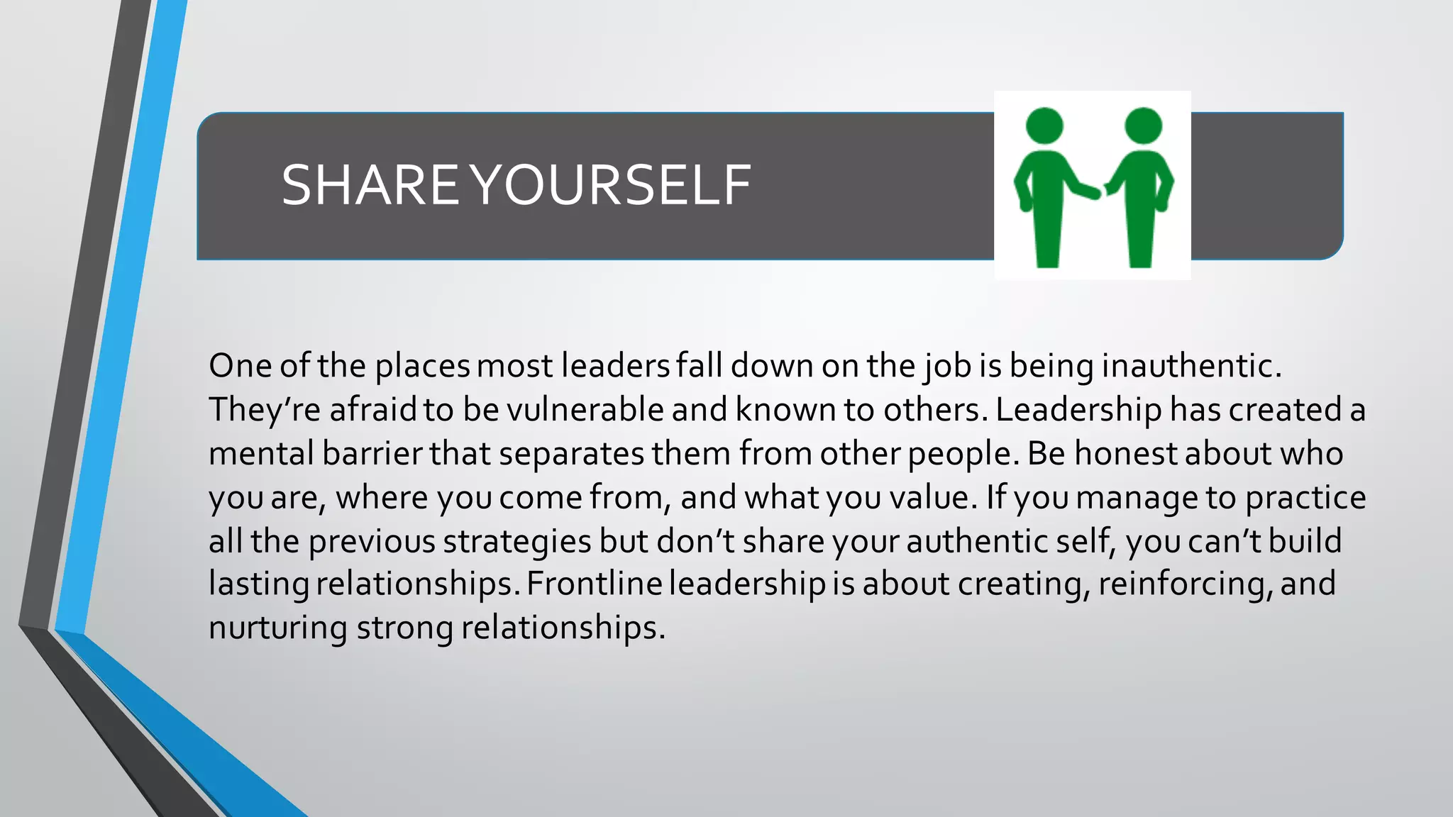 Seven strategies for frontline leaders | PPT