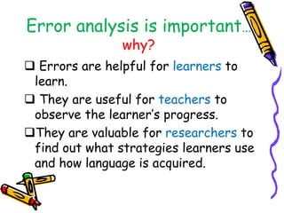 Error analysis | PPT