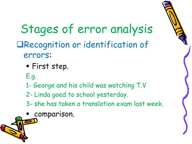 Error analysis | PPT