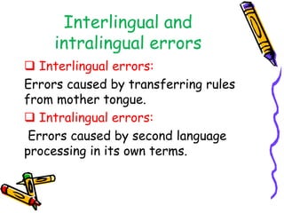 Error analysis | PPT