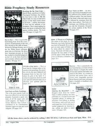 Seventh Day Adventists - Lamplighter Magazine - jul-aug06 | PDF