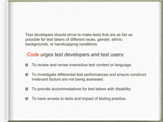 Fairness in language testing | PPTX