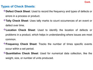 Seven Traditional Tools of Quality (Seven Basic Quality Tools) | PPTX