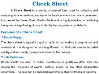 Seven Traditional Tools of Quality (Seven Basic Quality Tools) | PPT