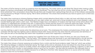 Seven trailer analysis | PPT