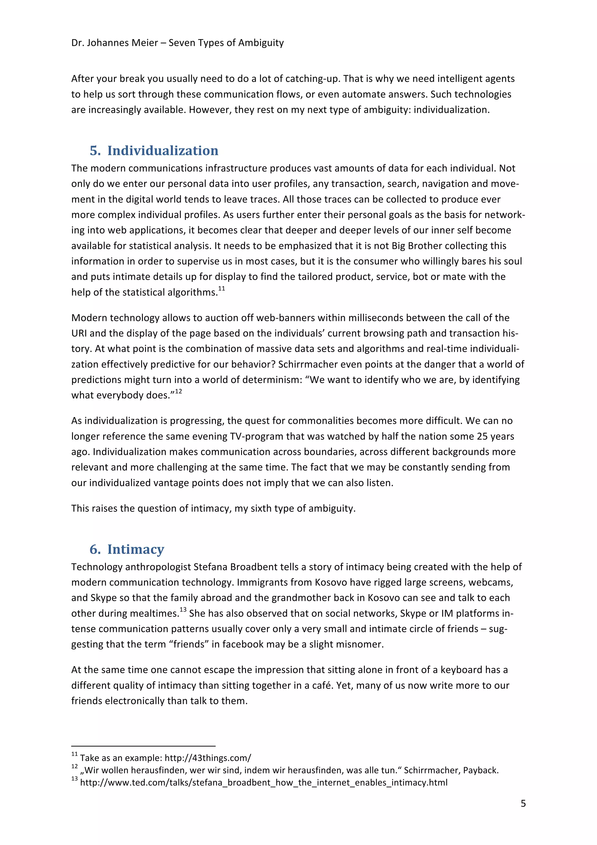 Seven types of ambiguity | PDF