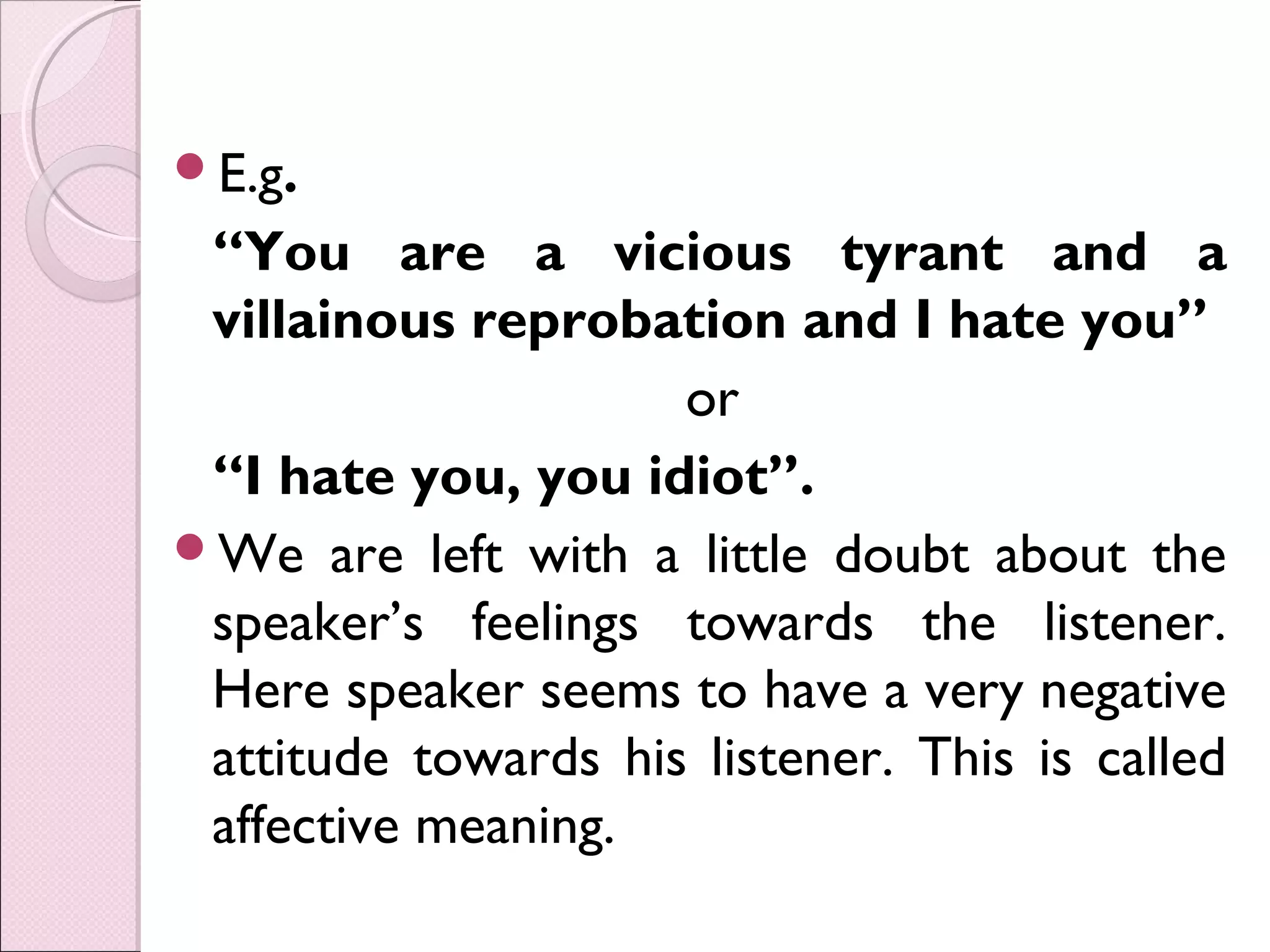 Semantics: Seven types of meaning | PPT