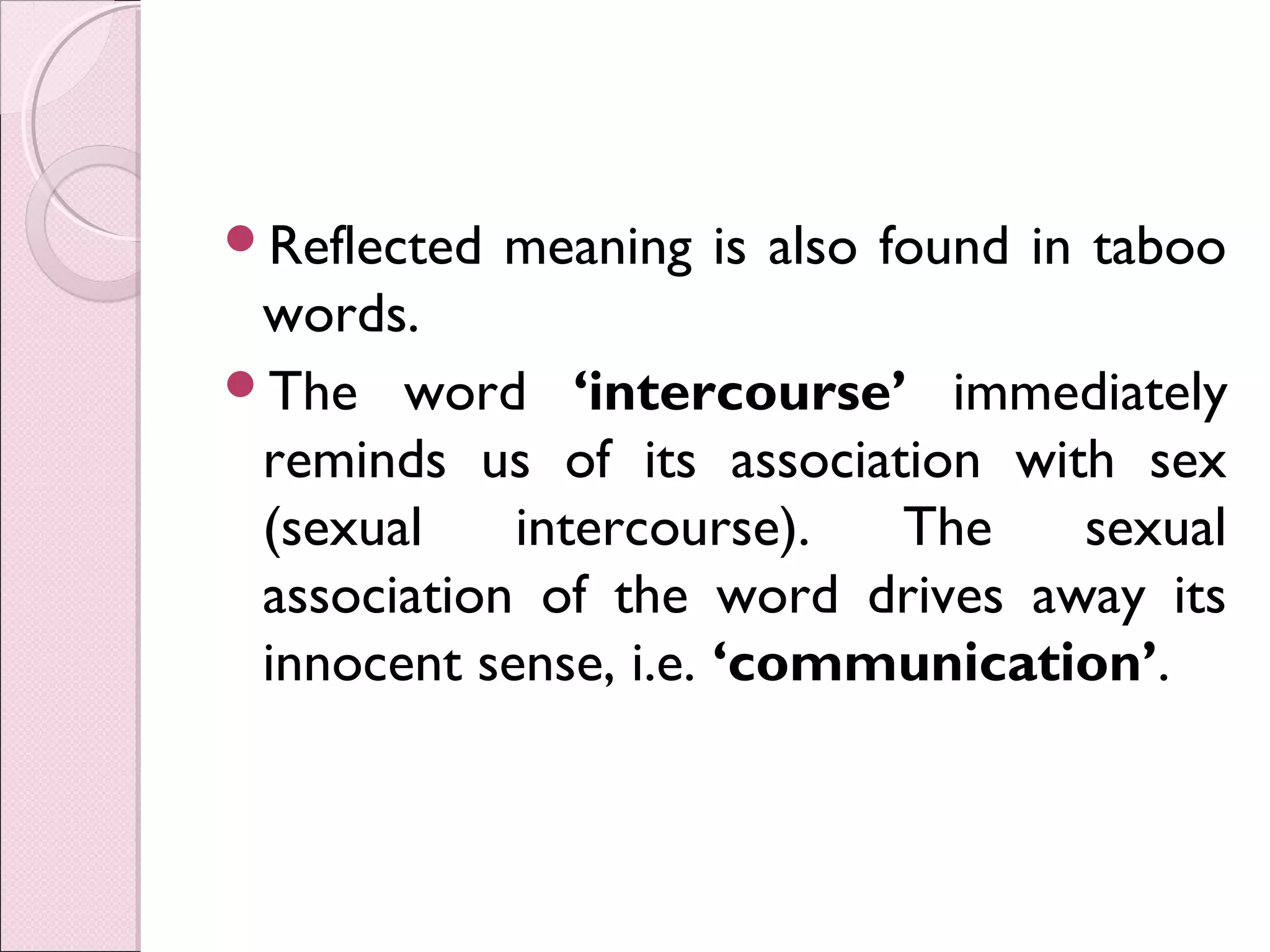 Semantics: Seven types of meaning | PPT