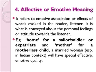 Semantics: Seven types of meaning | PPT