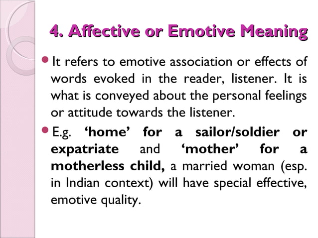 Semantics: Seven types of meaning | PPT
