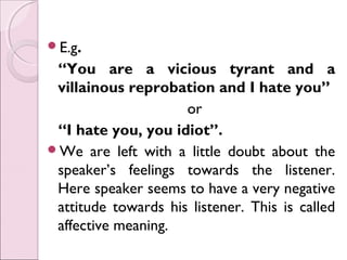 Semantics: Seven types of meaning | PPT