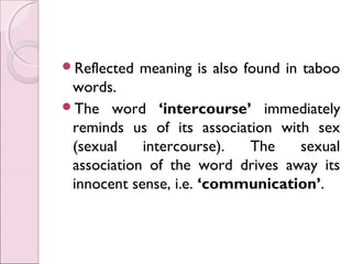 Semantics: Seven types of meaning | PPT