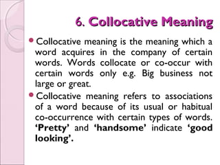 Semantics: Seven types of meaning | PPT