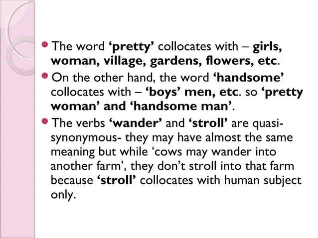 Semantics: Seven types of meaning | PPT