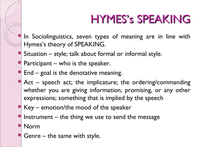 Semantics: Seven types of meaning | PPT