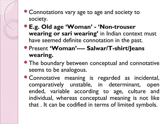 Semantics: Seven types of meaning | PPT