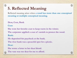 Seven types of meaning- A topic of semantics.ppt
