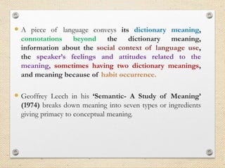 Seven types of meaning- A topic of semantics.ppt