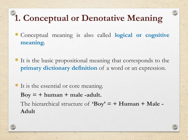 Seven types of meaning- A topic of semantics.ppt