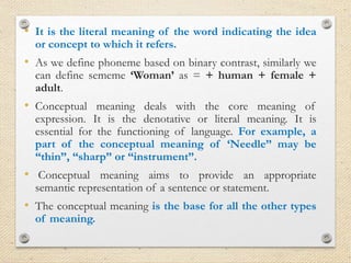 Seven types of meaning- A topic of semantics.ppt