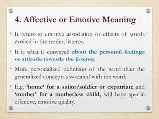 Seven types of meaning- A topic of semantics.ppt