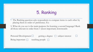 Seven types of surveys in research | PPTX