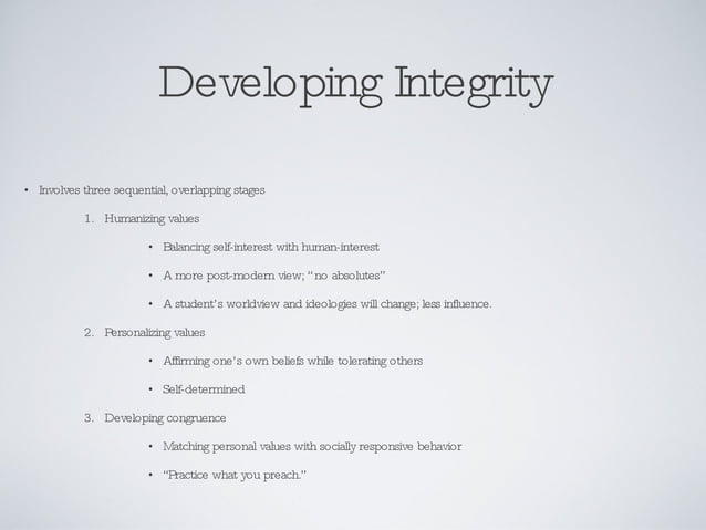 Arthur Chickering\'s Seven Vectors | PPT