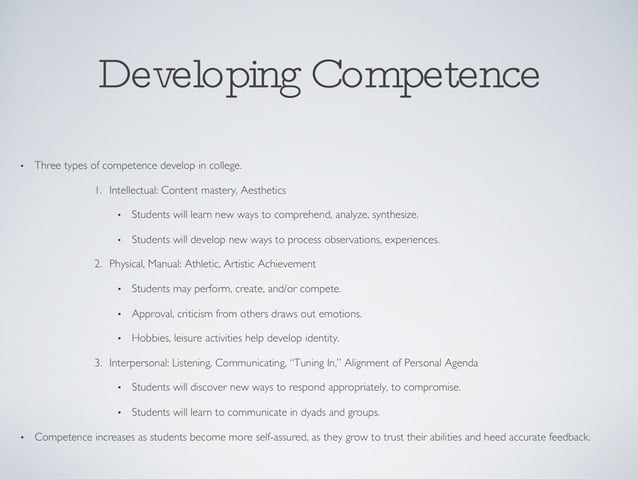 Arthur Chickering\'s Seven Vectors | PPT