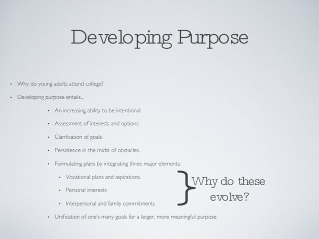 Arthur Chickering\'s Seven Vectors | PPT