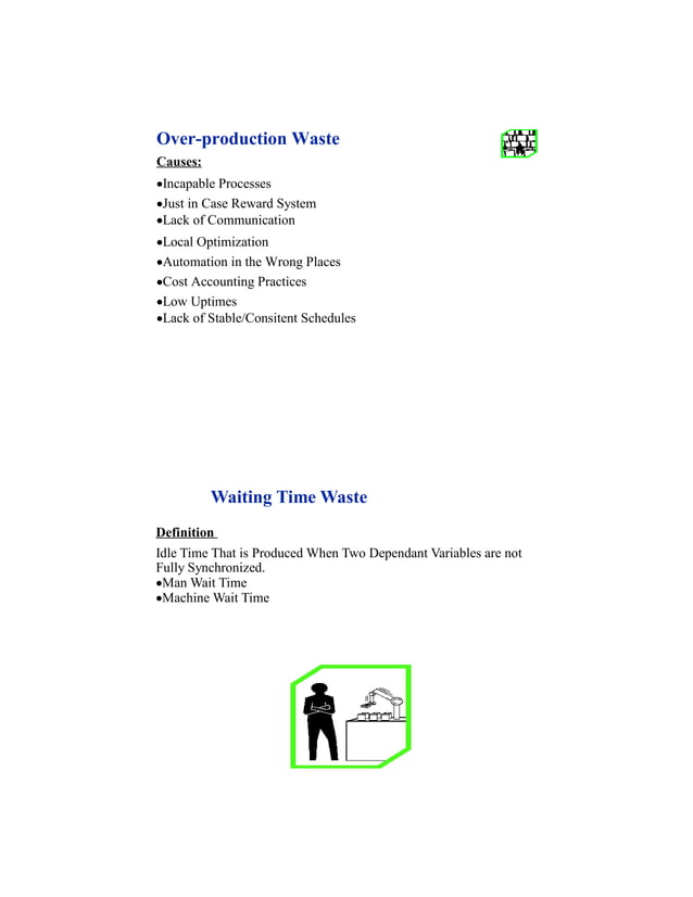 Seven wastes | PPT | Manufacturing Industry | Industries