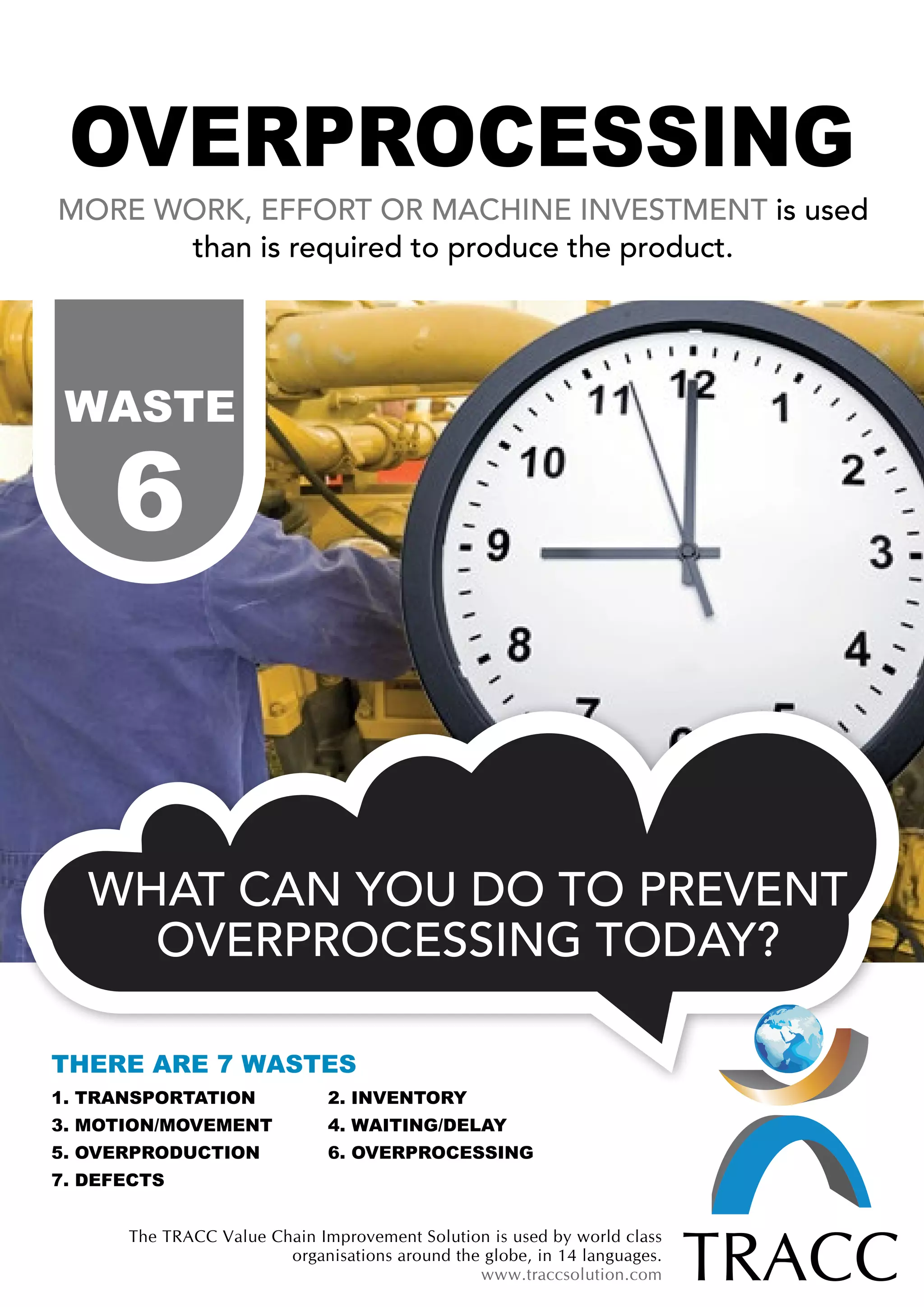 Seven wastes of manufacturing posters | PDF