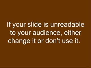 Seven ways to kill your presentation | PPT