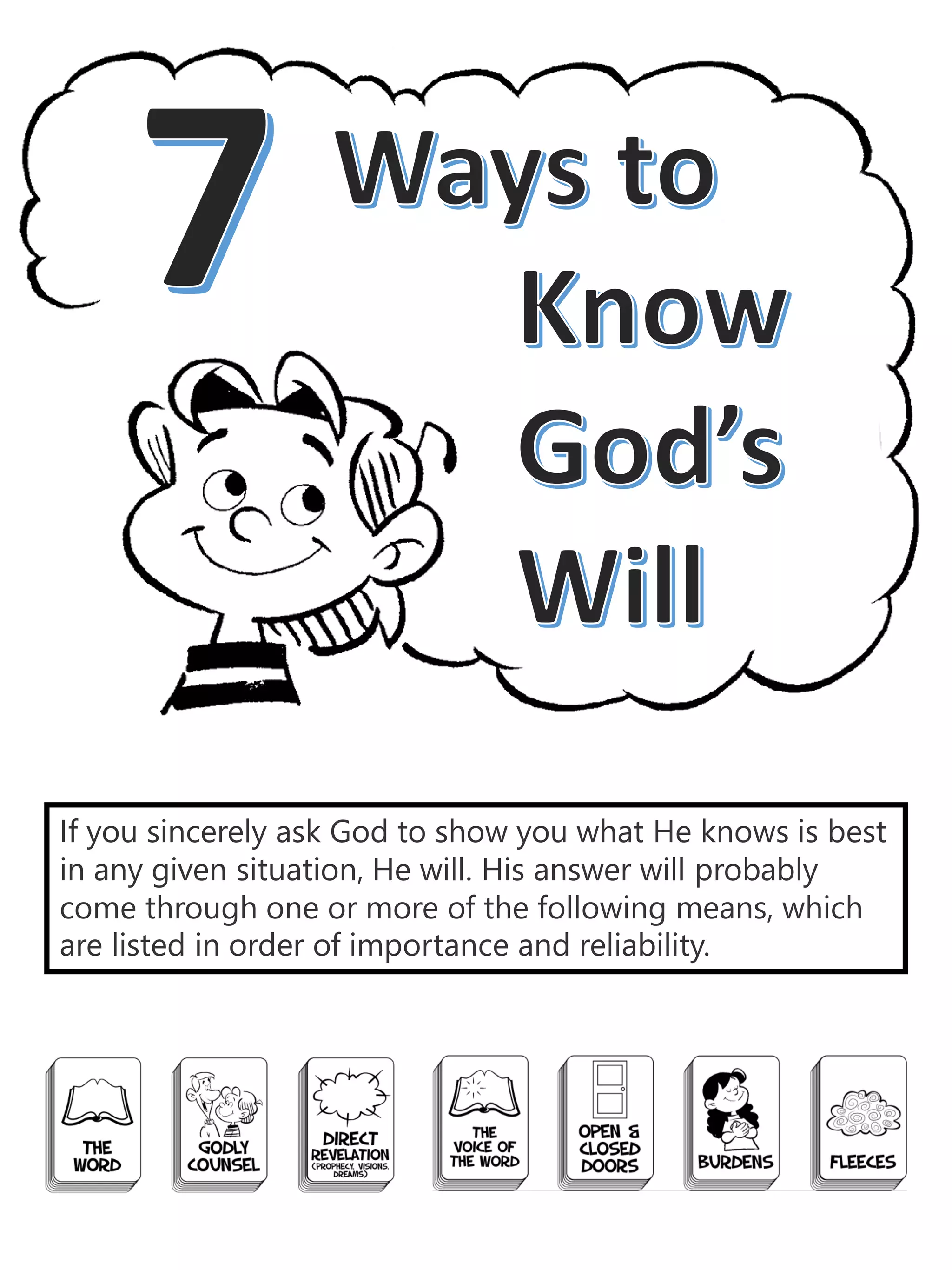 Seven Ways to Know God's Will | PDF