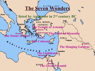 The Seven Wonders of the Ancient World.PPT