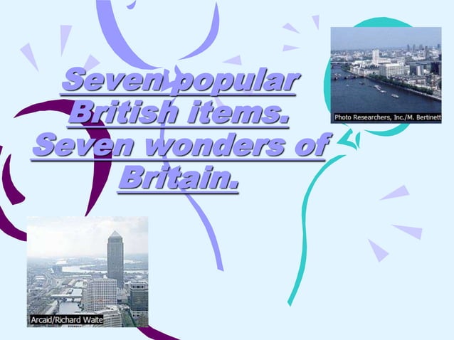 Seven popular British items. Seven wonders of Britain | PDF | Cricket ...