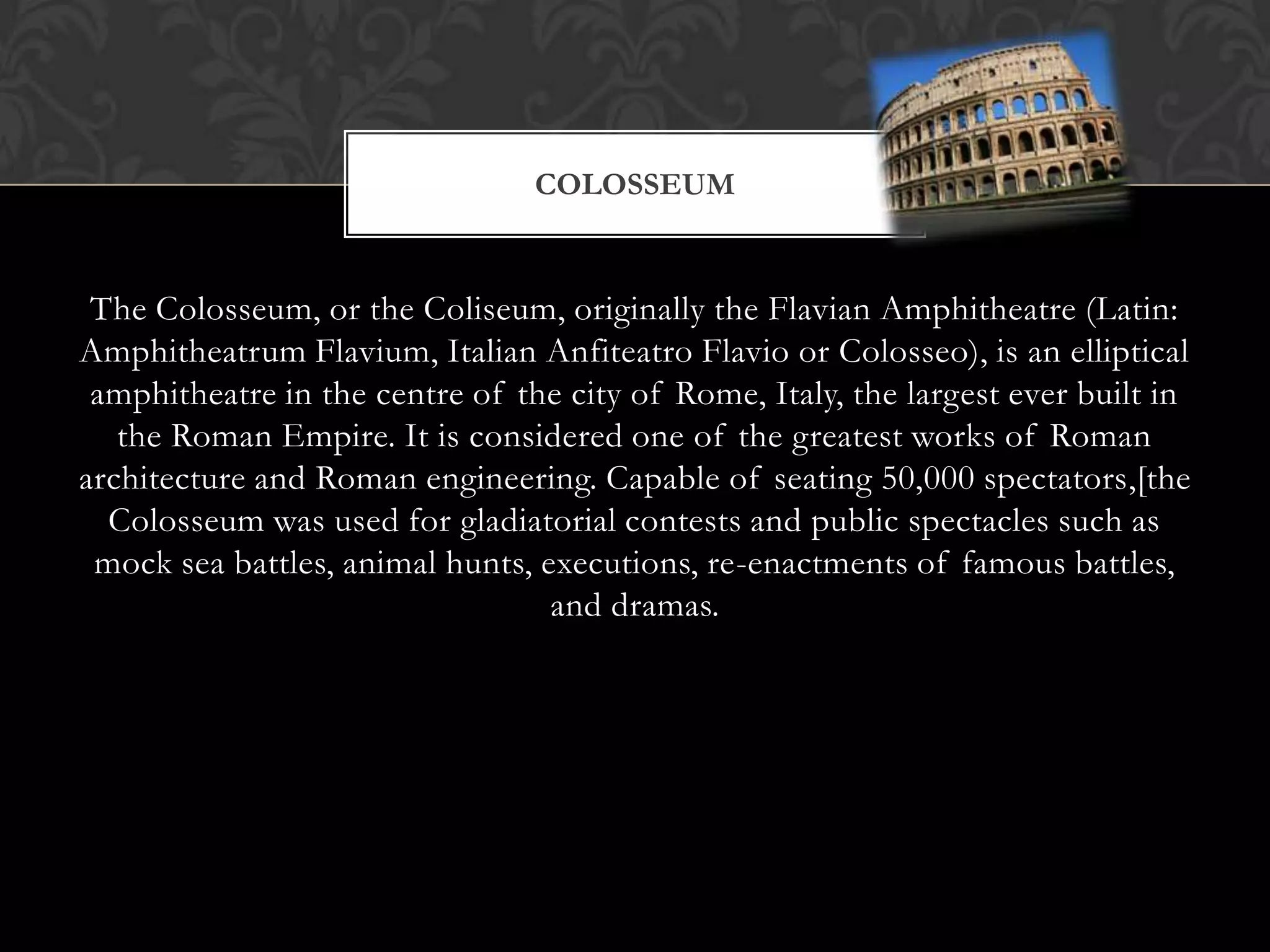 Seven Wonders of the World | PPTX