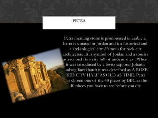 Seven Wonders of the World | PPTX