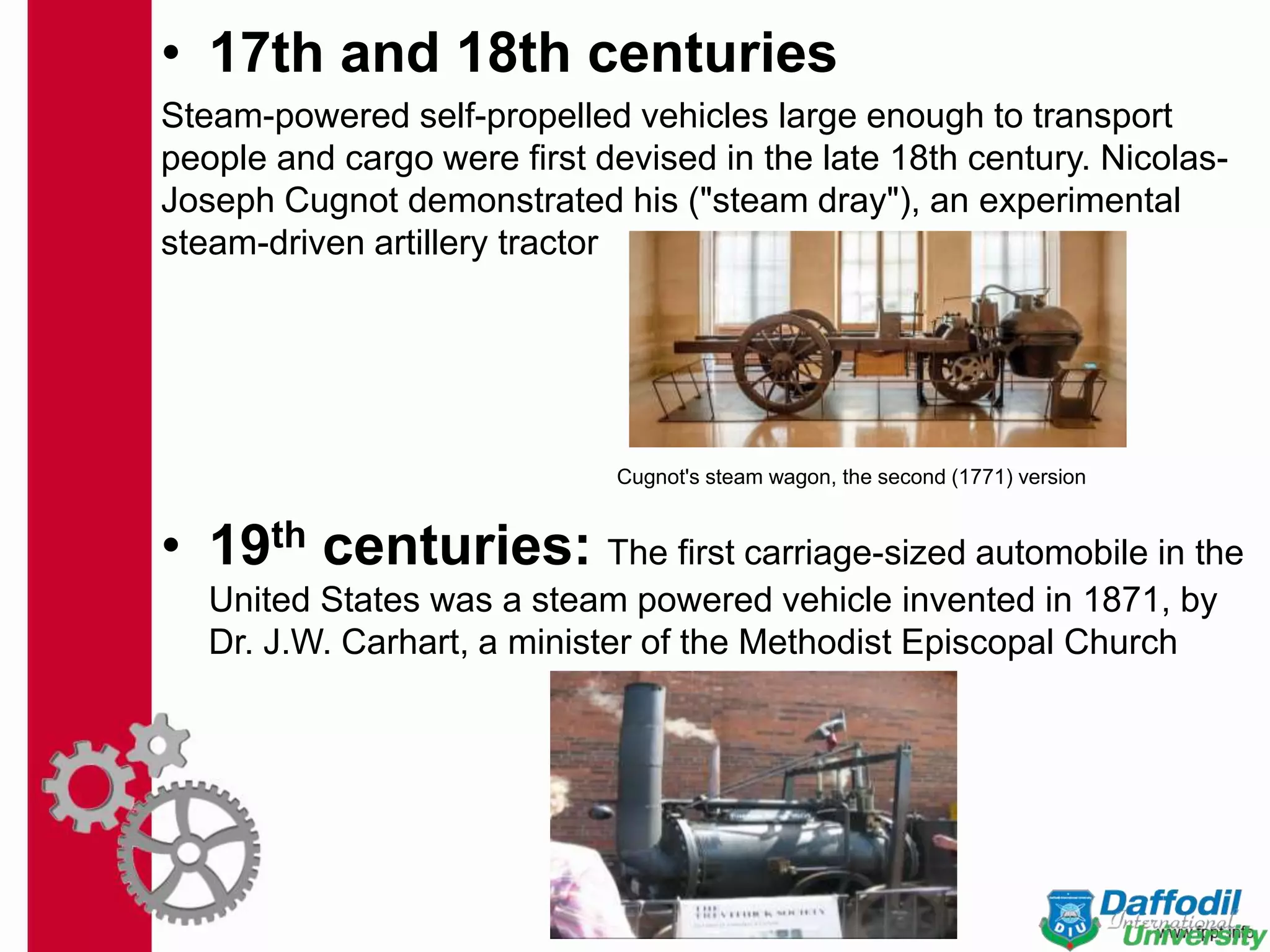 Mechanical Engineering: Engine development in different ages | PPT