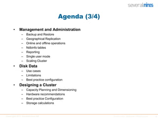 Severalnines Self-Training: MySQL® Cluster - Part V | PPTX