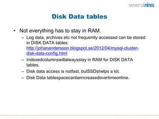 Severalnines Training: MySQL® Cluster - Part IX | PPT