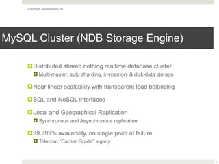 Galera Cluster for MySQL vs MySQL (NDB) Cluster: A High Level Comparison | PDF | Databases ...
