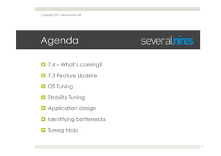 MySQL Cluster 7.3 Performance Tuning - Severalnines Slides | PPT