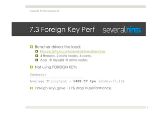 MySQL Cluster 7.3 Performance Tuning - Severalnines Slides | PPT