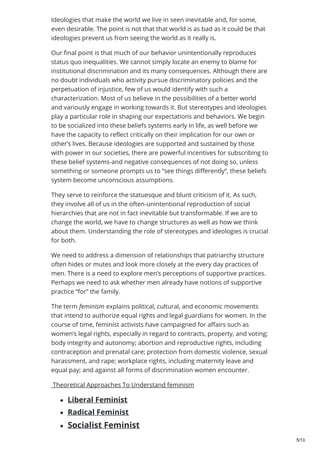 Several types of feminism | PDF